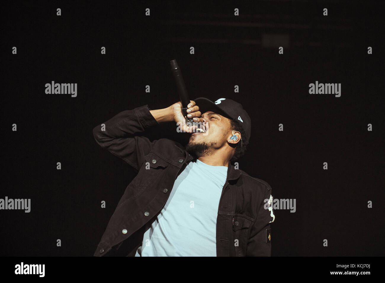The American rapper and lyricist Chance the Rapper performs a live ...