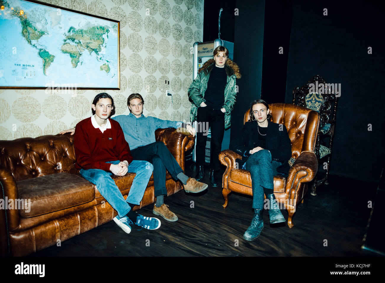 The Danish punk-rock band Communions consists of Martin Rehof, Mads ...