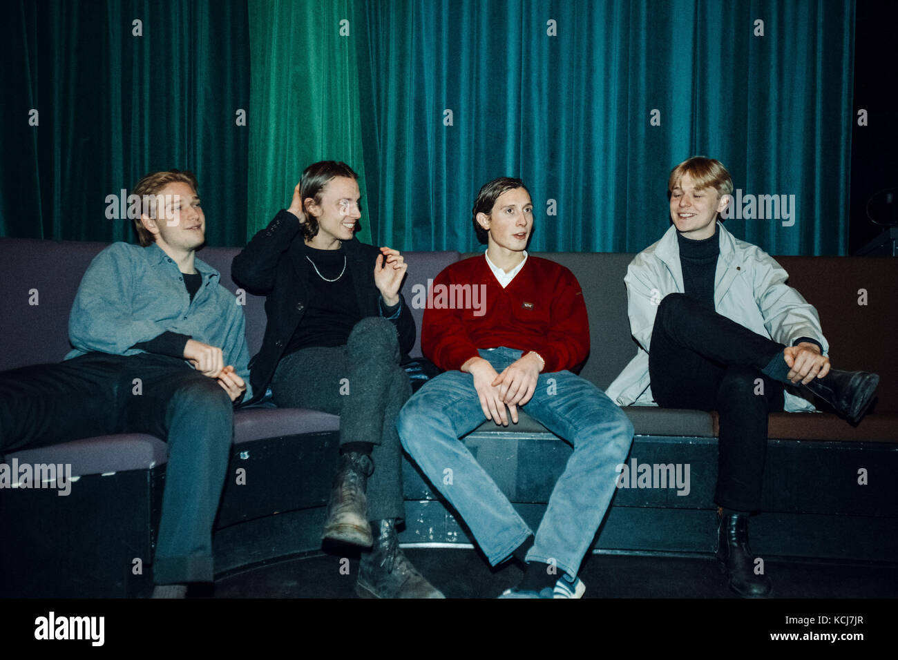 The Danish punk-rock band Communions consists of Martin Rehof, Mads ...