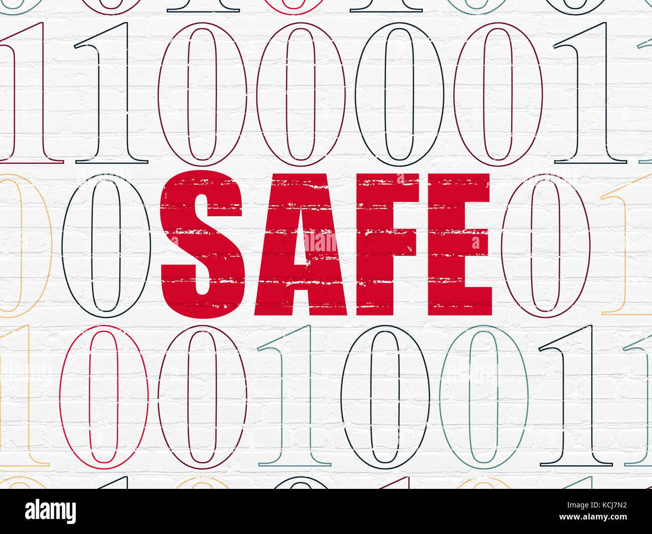 Privacy concept: Safe on wall background Stock Photo - Alamy