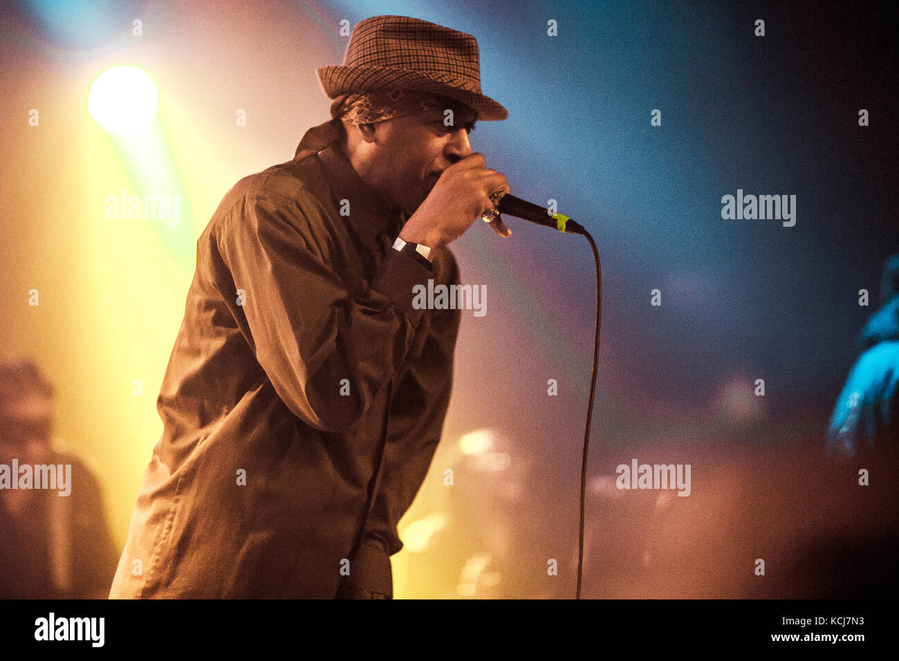 The American jazz rap group Digable Planets performs a live concert at ...