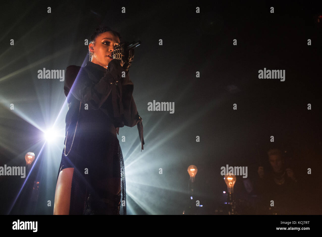 FKA twigs, the British singer, songwriter and music producer performs a ...