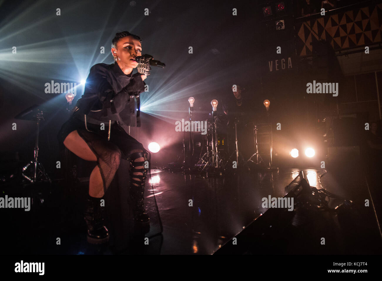 FKA twigs, the British singer, songwriter and music producer performs a ...