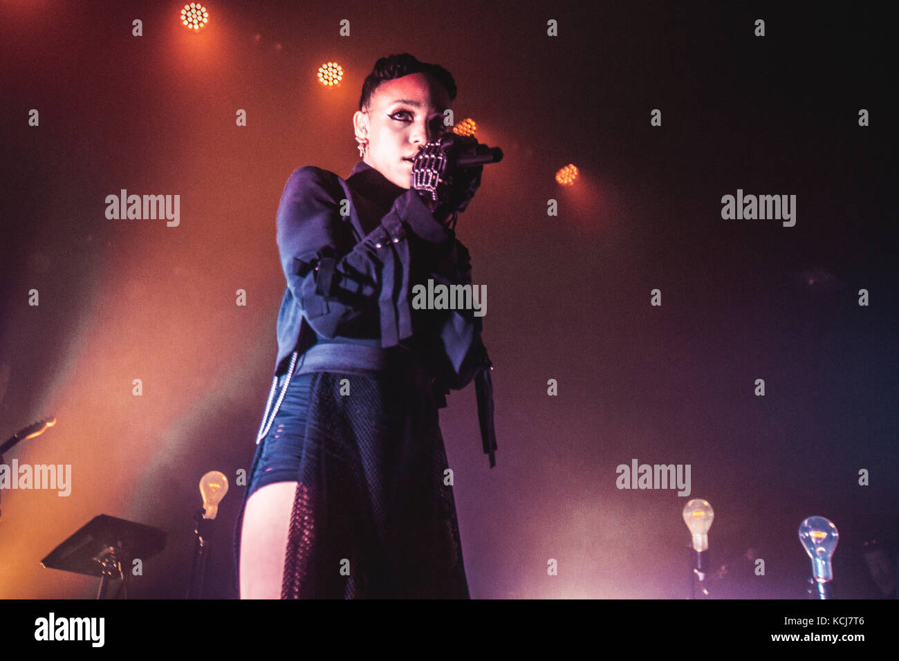 FKA twigs, the British singer, songwriter and music producer performs a ...