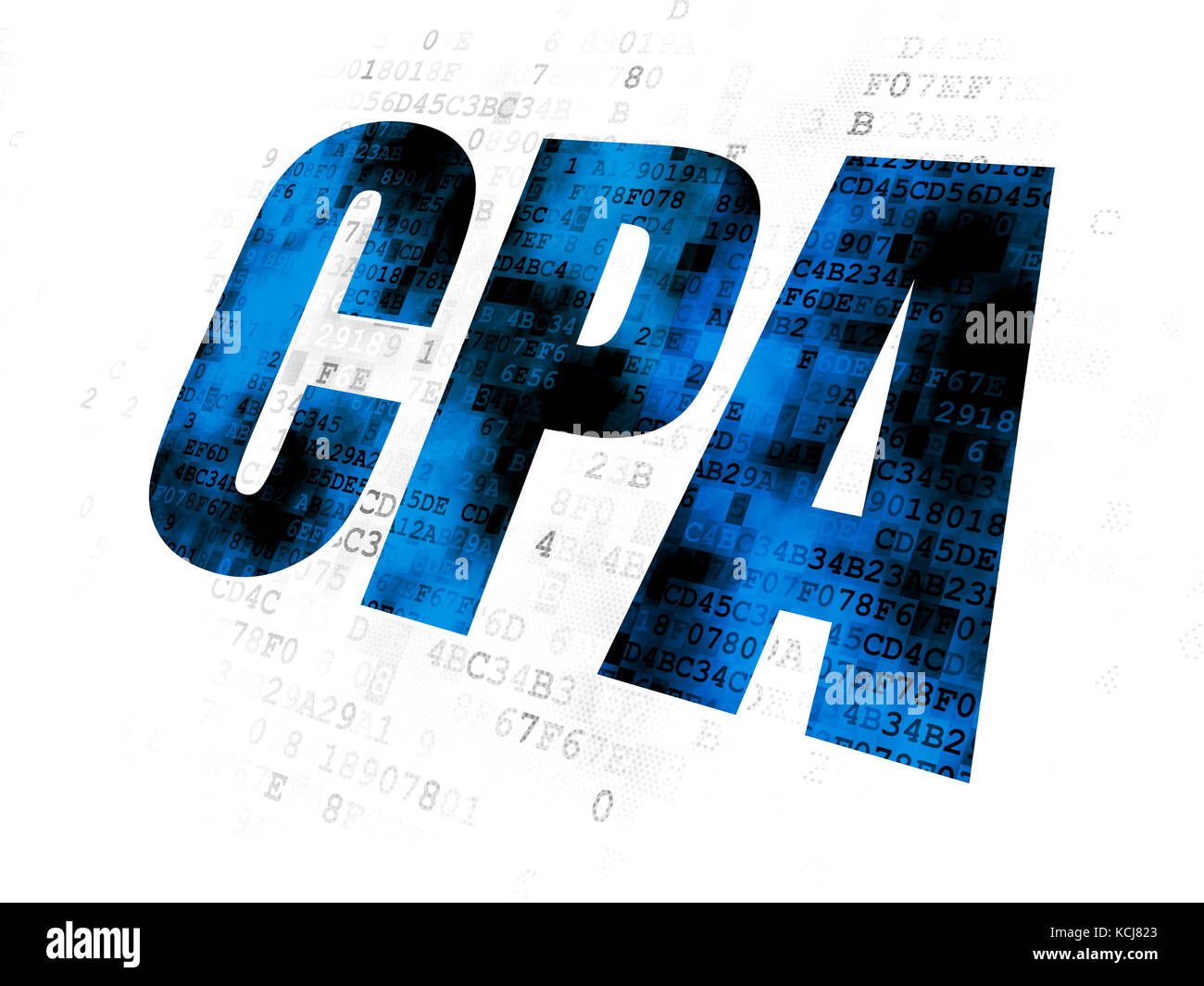 Finance concept: CPA on Digital background Stock Photo - Alamy