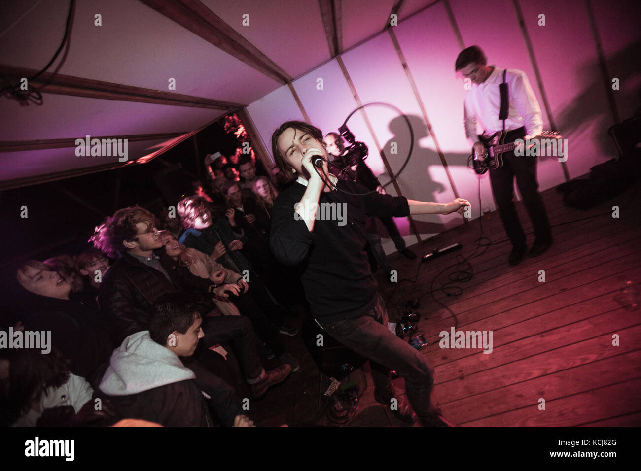 The international acclaimed Danish punk group Iceage performs a live ...