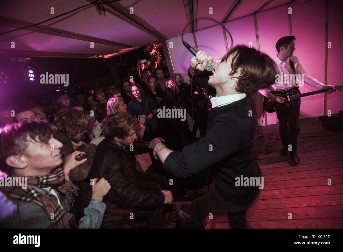 The international acclaimed Danish punk group Iceage performs a live ...