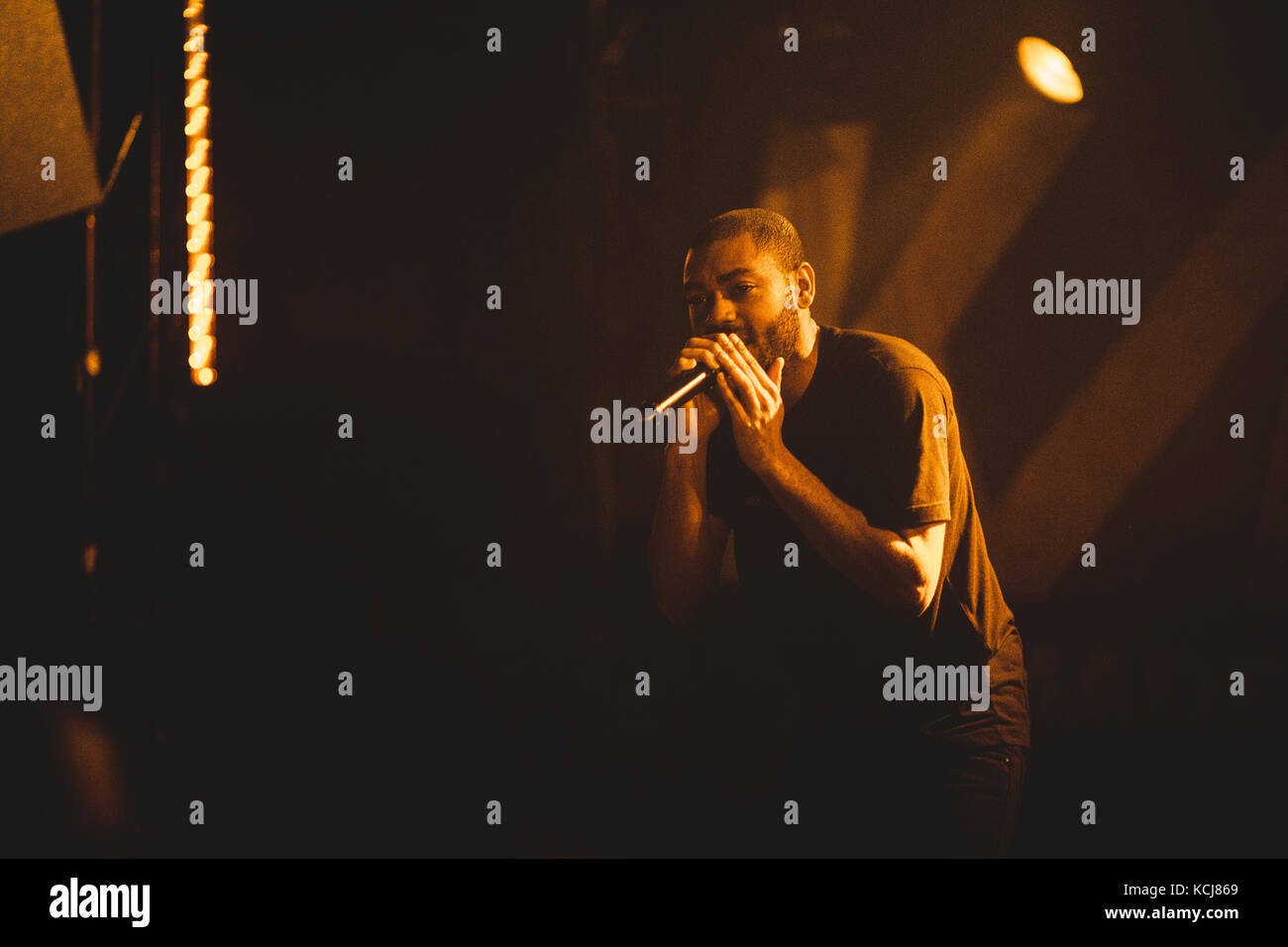 The English grime MC and lyricist Kano performs a live concert at ...