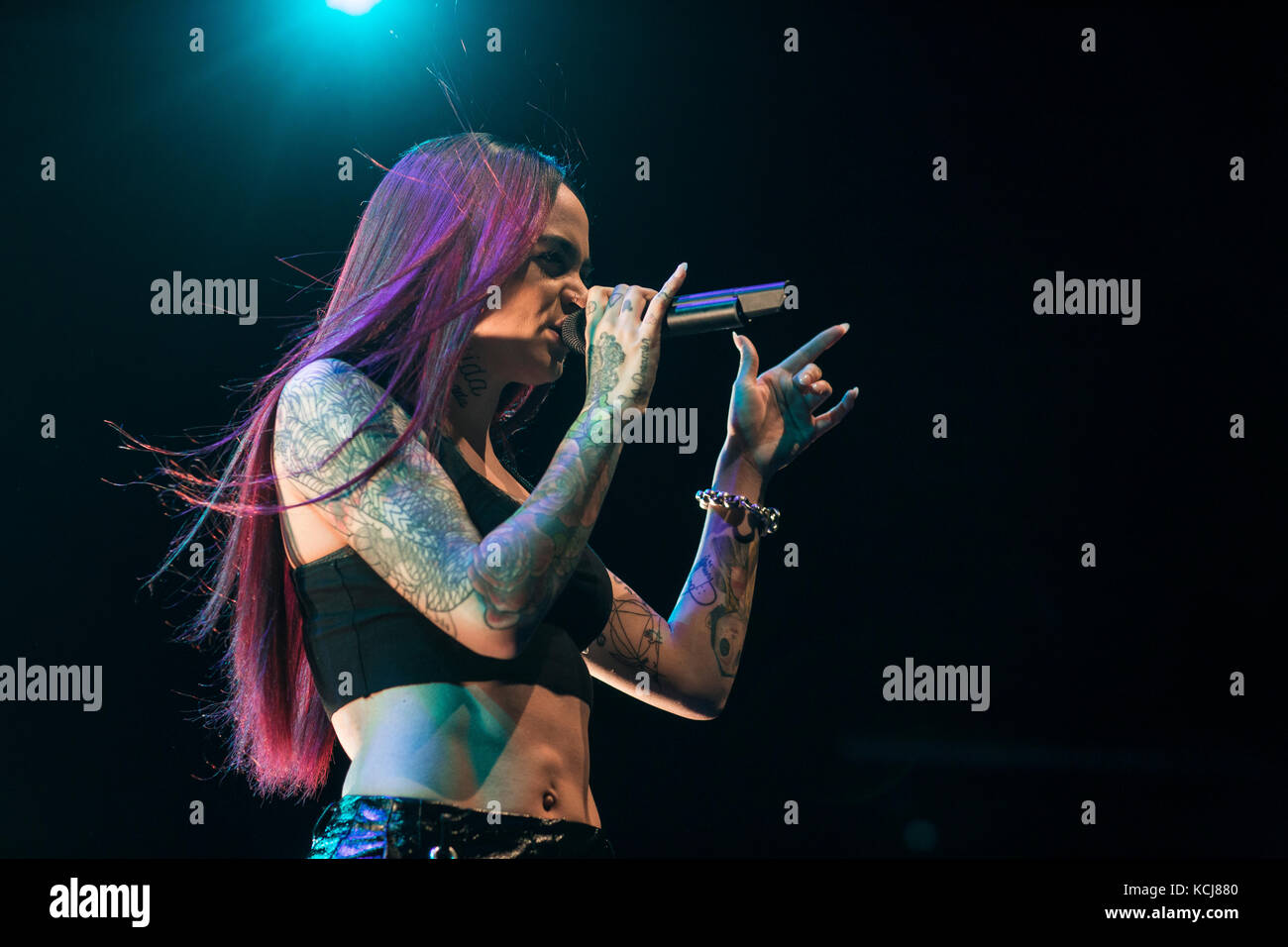 The American singer, songwriter and dancer Kehlani performs a live ...