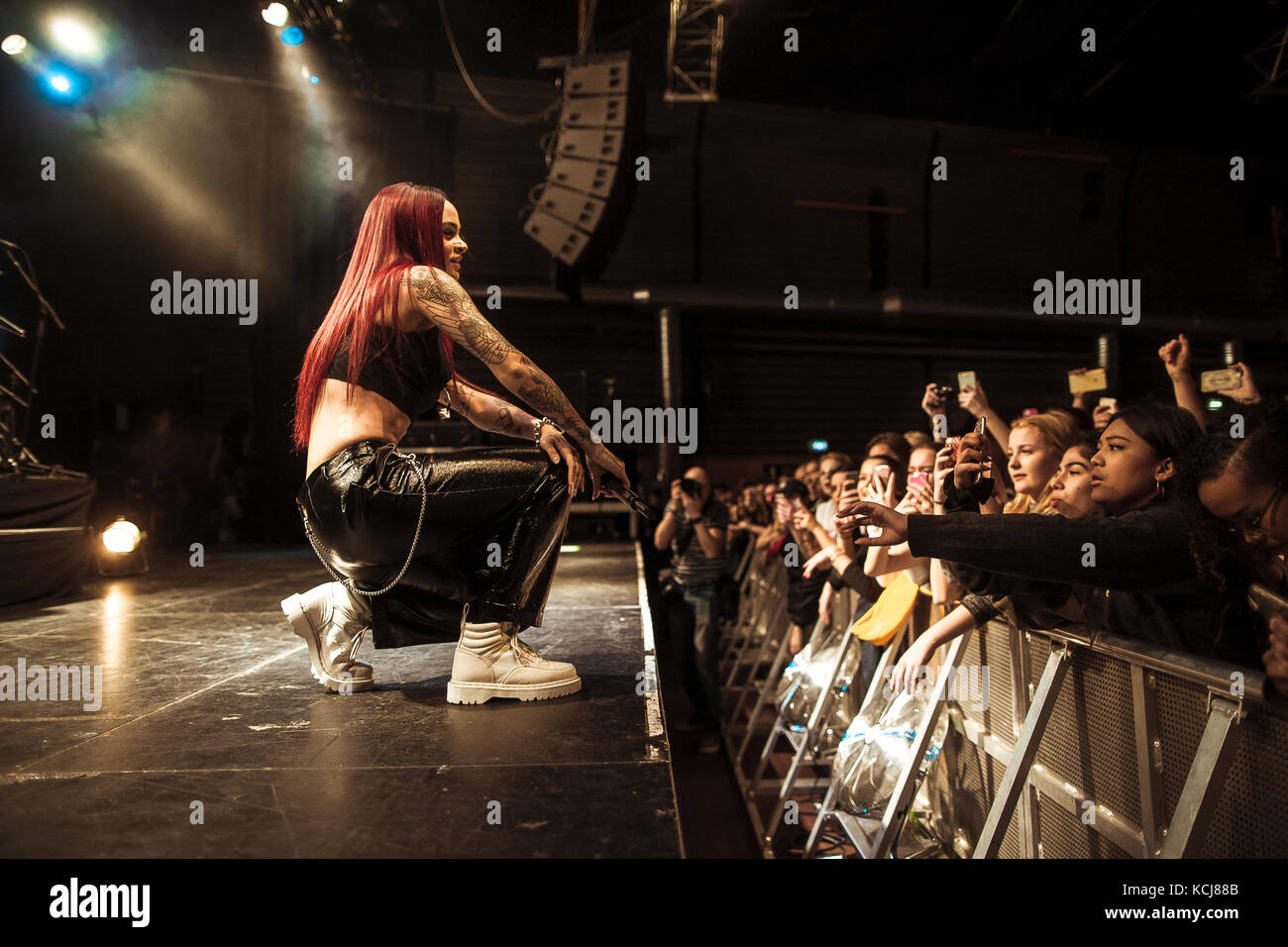 The American singer, songwriter and dancer Kehlani performs a live ...