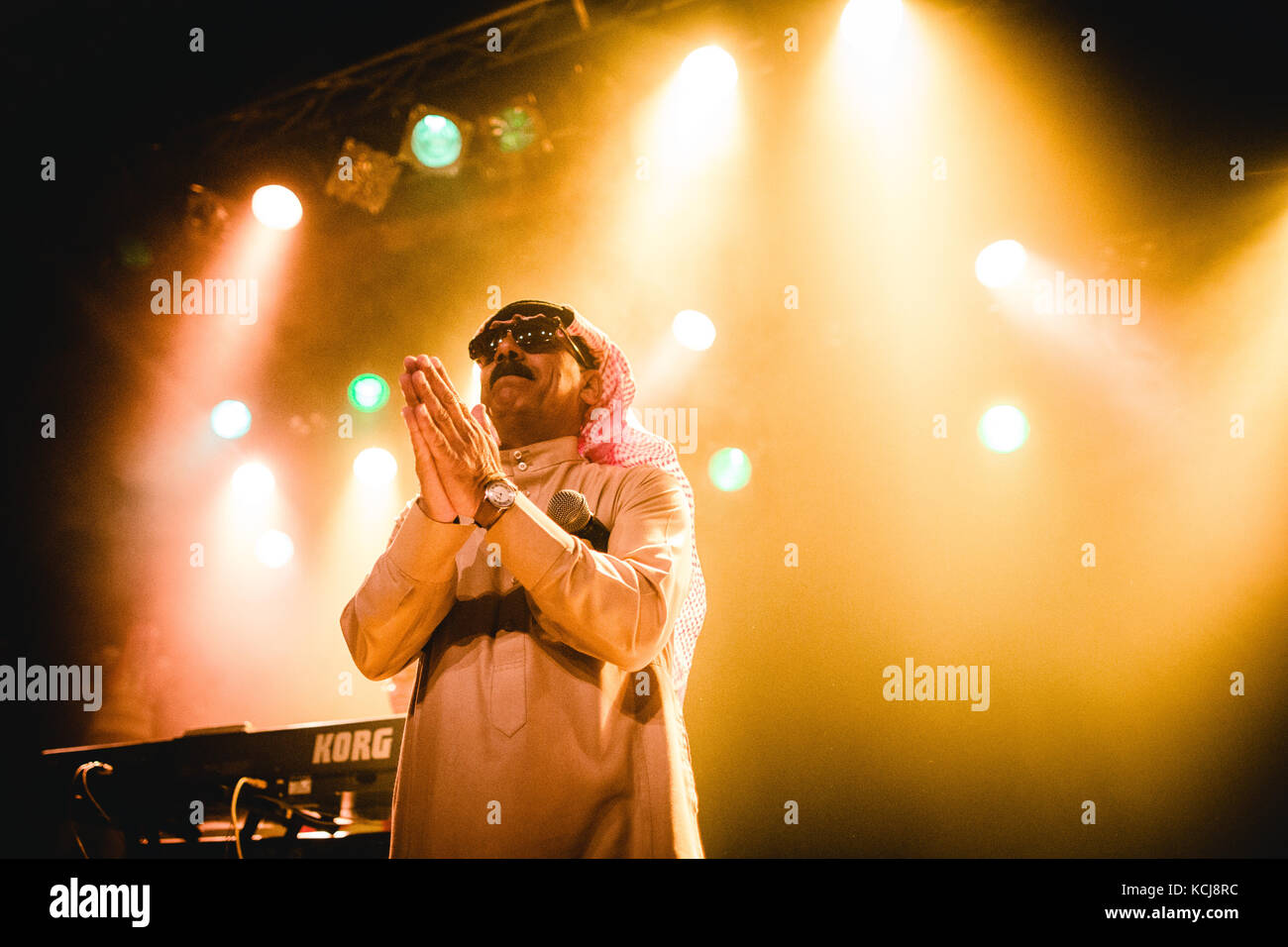 The Syrian singer, songwriter and musician Omar Souleyman performs a ...