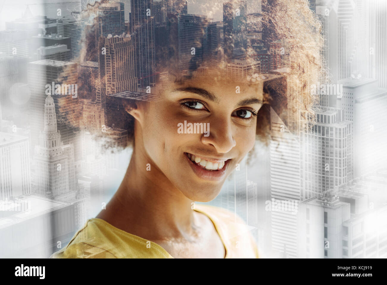 Close up of wonderful positive girl Stock Photo - Alamy