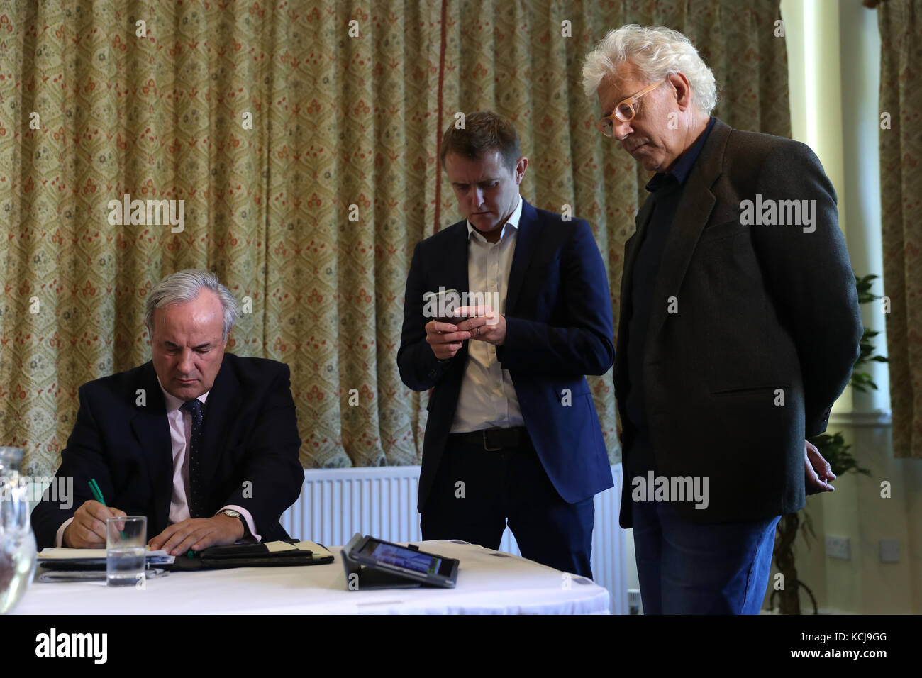 James Gray, MP for North Wiltshire (left) and Lincoln Seligman, godson ...