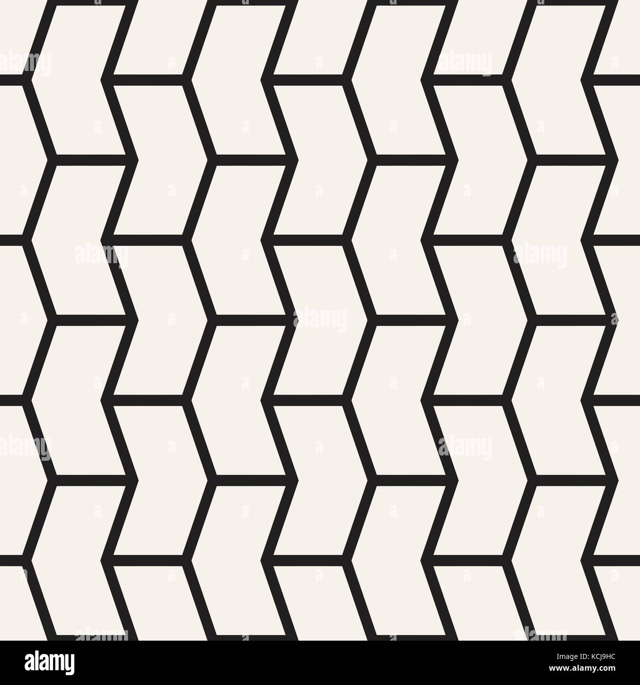 Seamless Vector Pattern Abstract Geometric Lattice Background