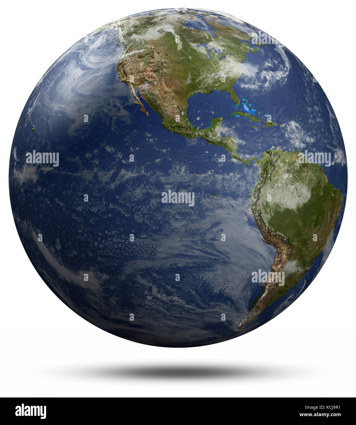 America globe 3d rendering Stock Photo - Alamy