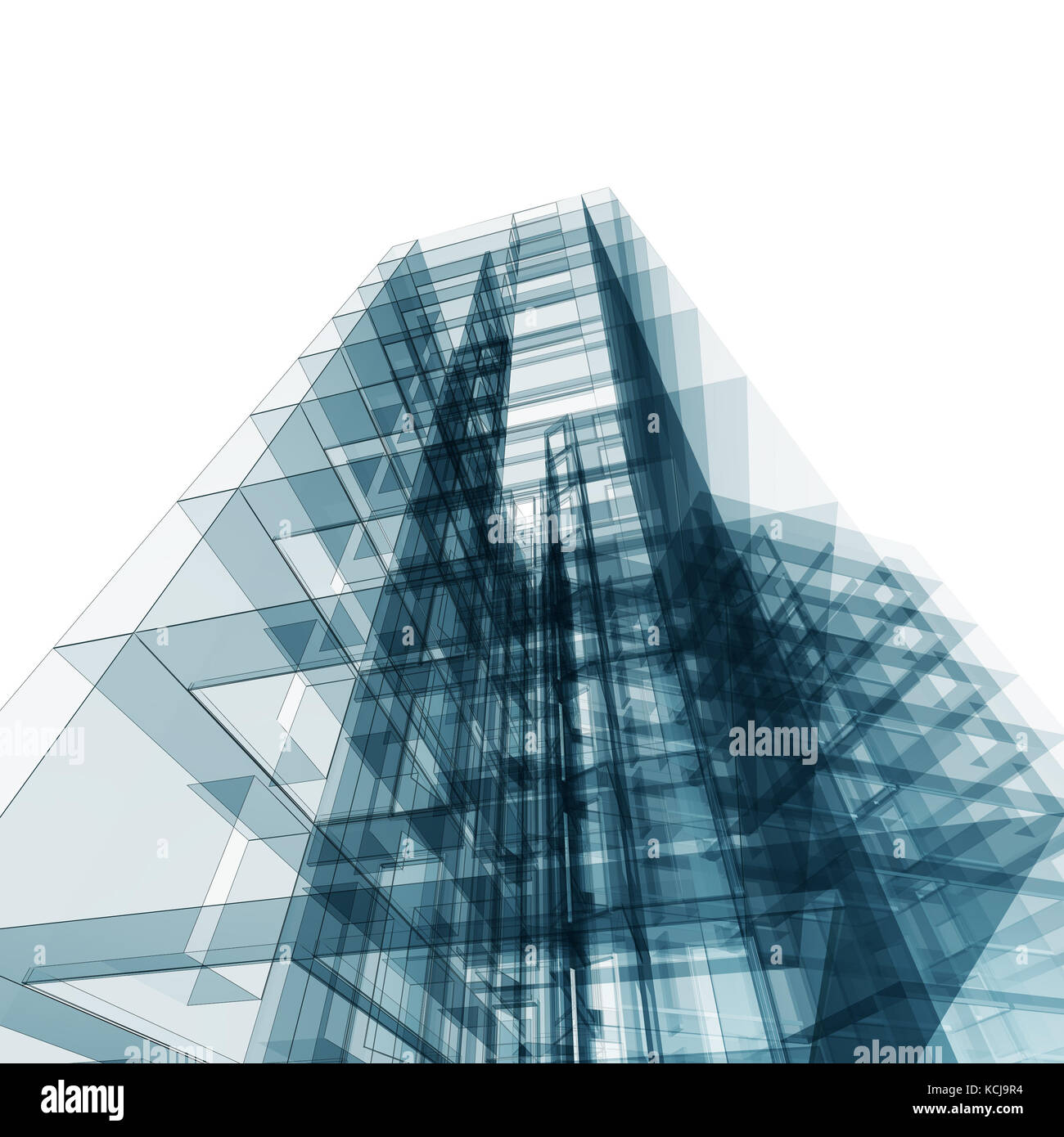 Architecture 3d rendering scene Stock Photo - Alamy