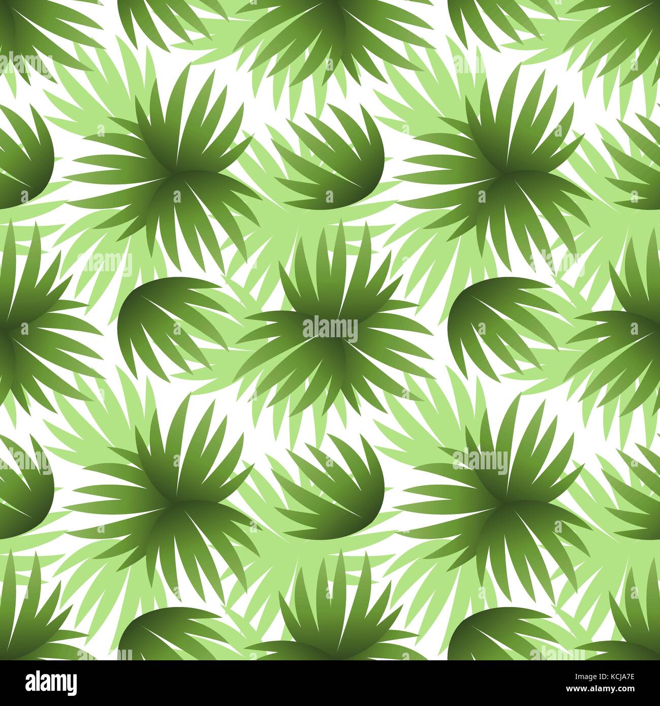 Seamless Pattern, Green Leaves Stock Vector Image & Art - Alamy