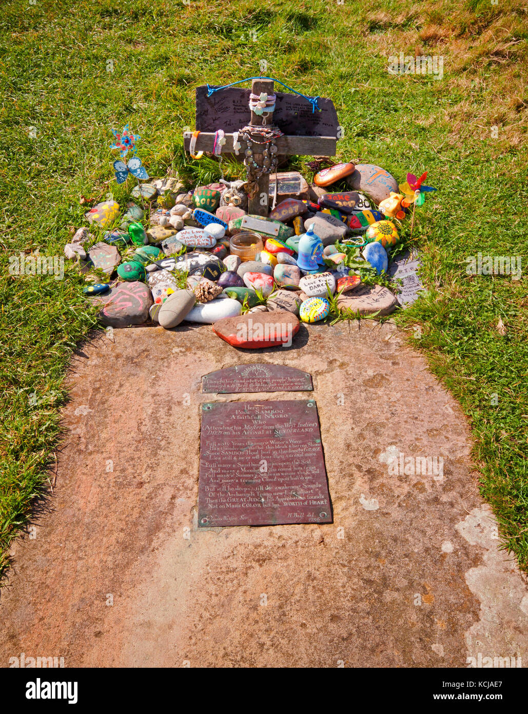 Sambo's Grave: a historical grave at Sunderland Point Stock Photo - Alamy
