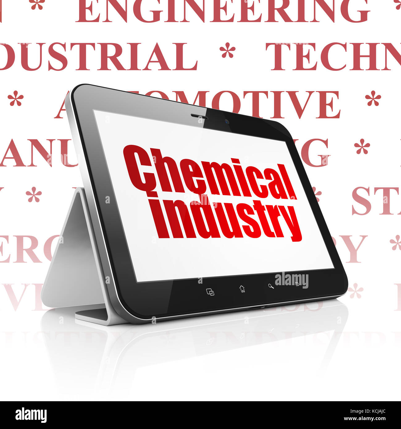 Industry concept: Tablet Computer with Chemical Industry on display ...