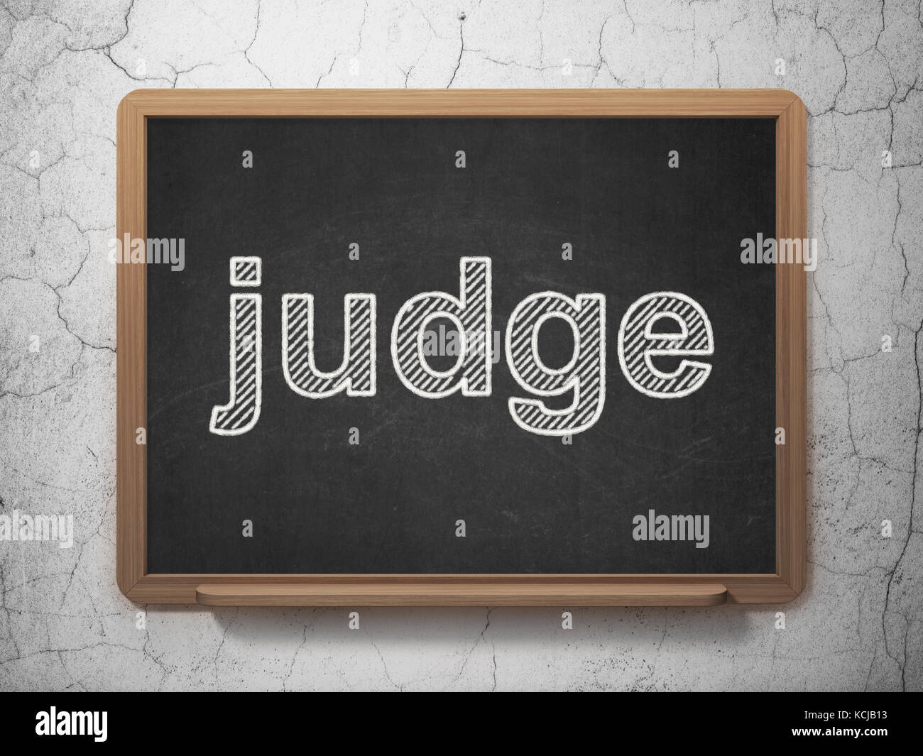 Law concept: Judge on chalkboard background Stock Photo - Alamy