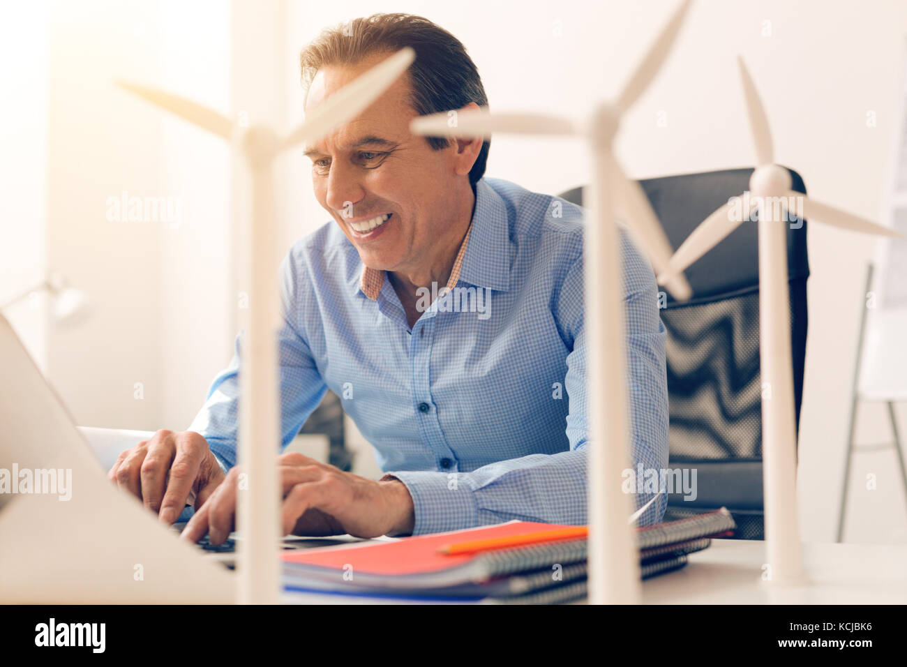 Happy cheerful man smiling Stock Photo - Alamy