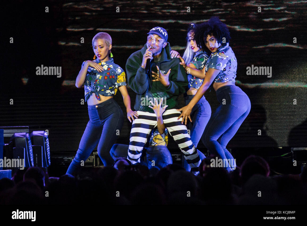 Pharrell Williams, the American singer, rapper and records producer ...