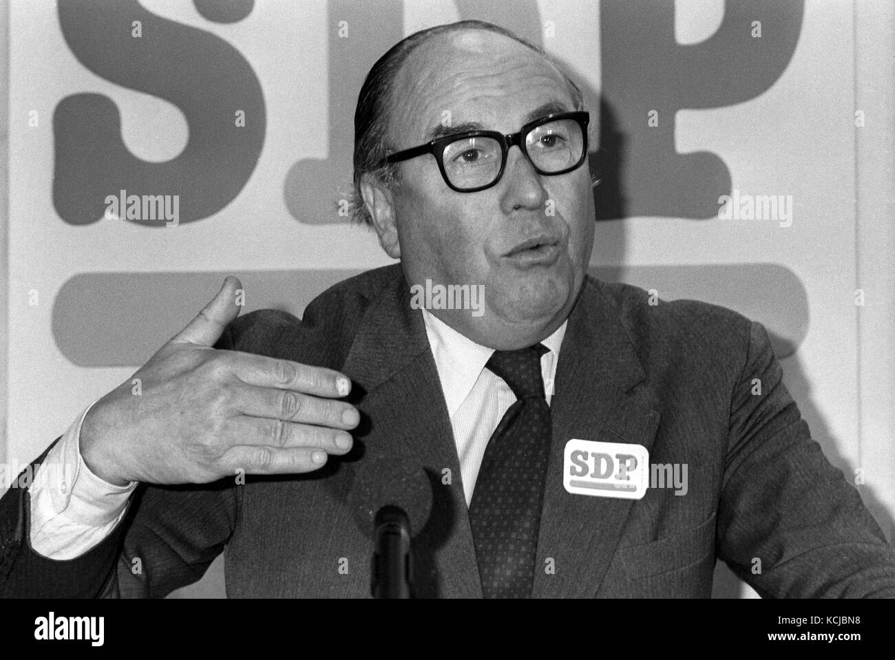 Former Labour Cabinet Minister, Roy Jenkins, a leader of the Council ...