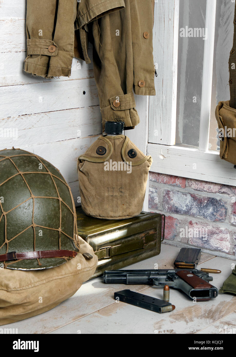 the U.S. military equipment of World War II Stock Photo - Alamy