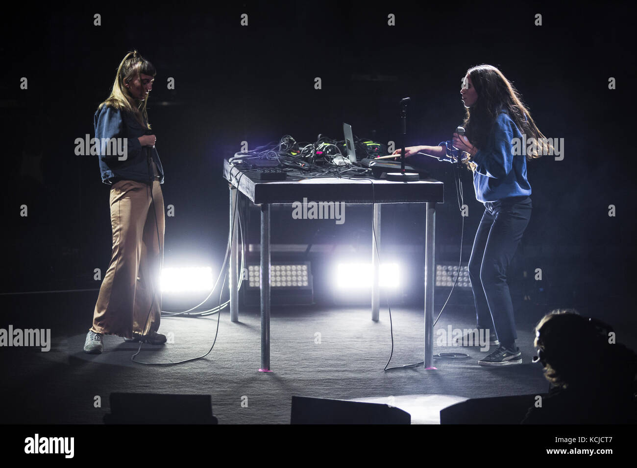 The Norwegian producer duo Smerz performs a live concert at DR ...