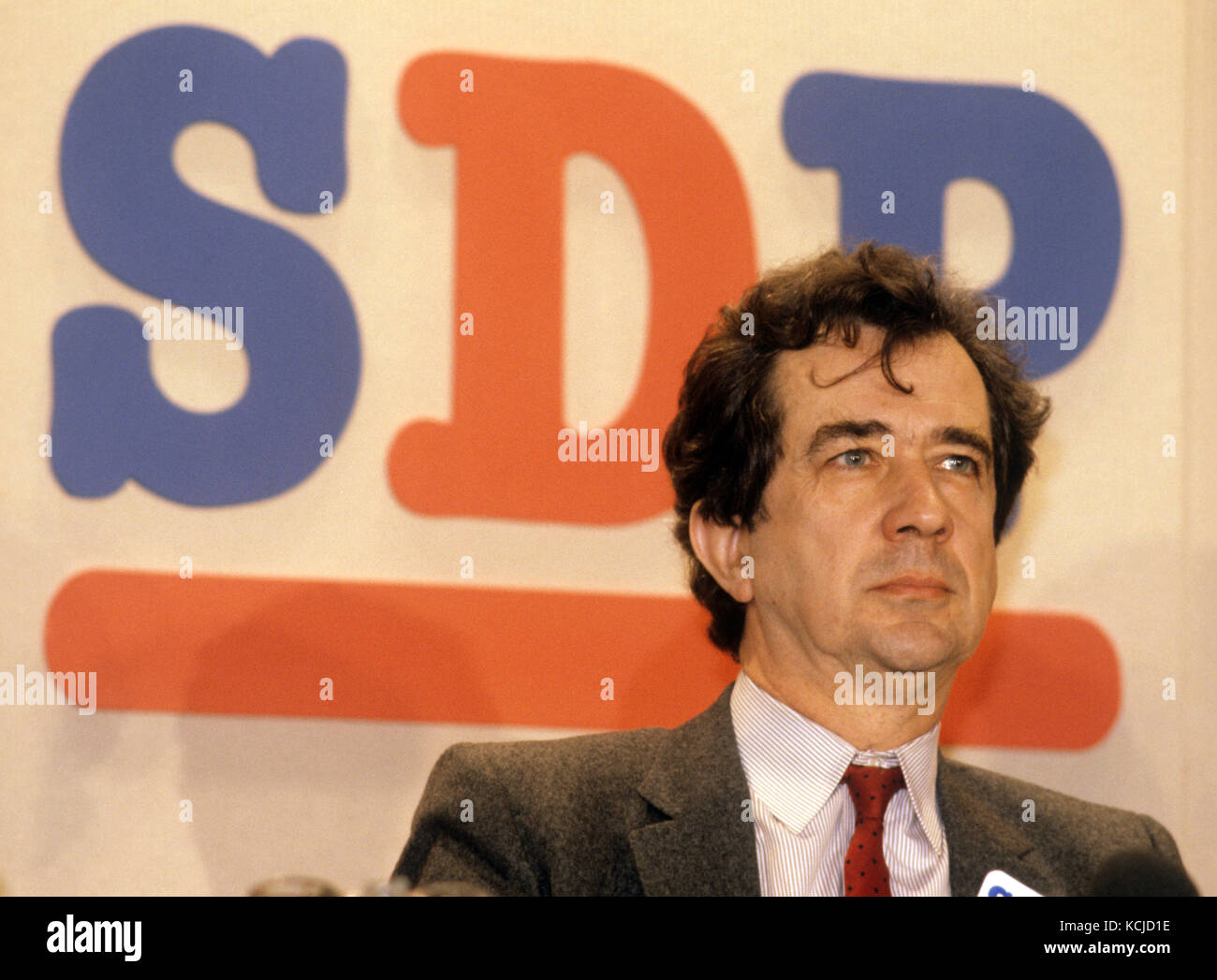 MP William Rodgers at the launch of the Social Democratic Party in ...