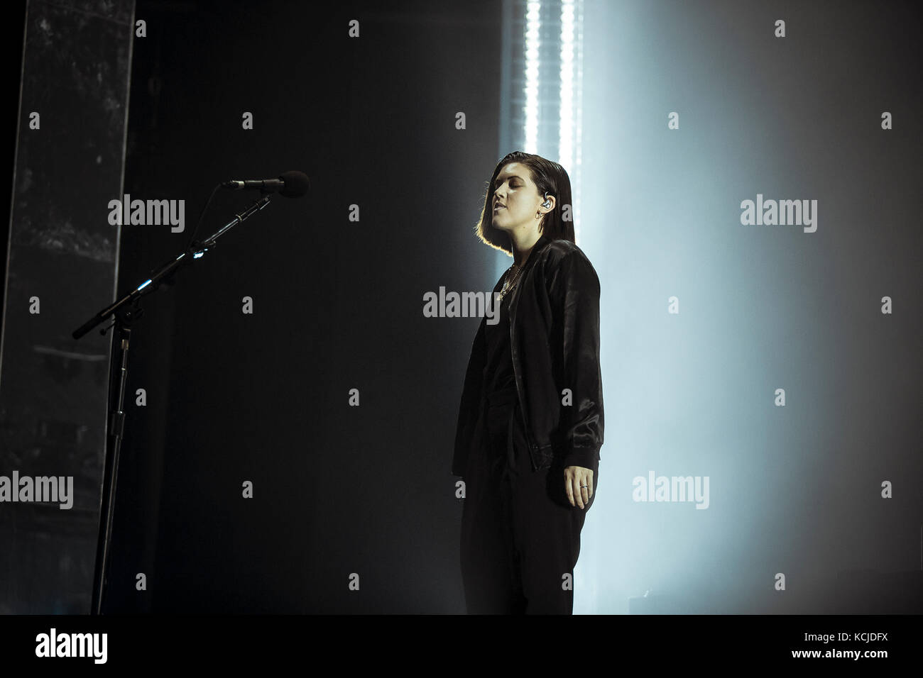 The English indie electronica band The xx performs a live concert at ...