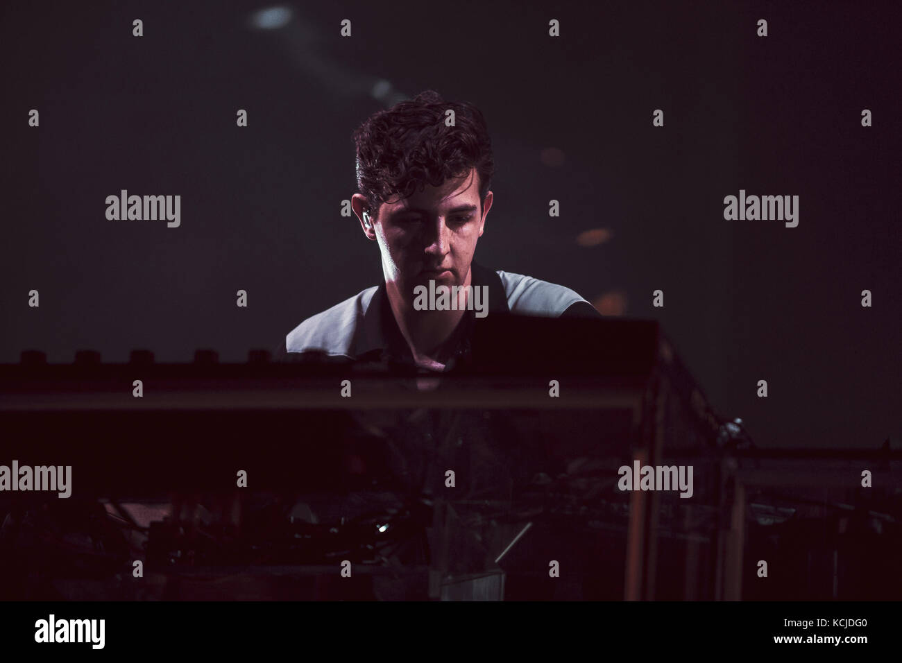 The English indie electronica band The xx performs a live concert at ...