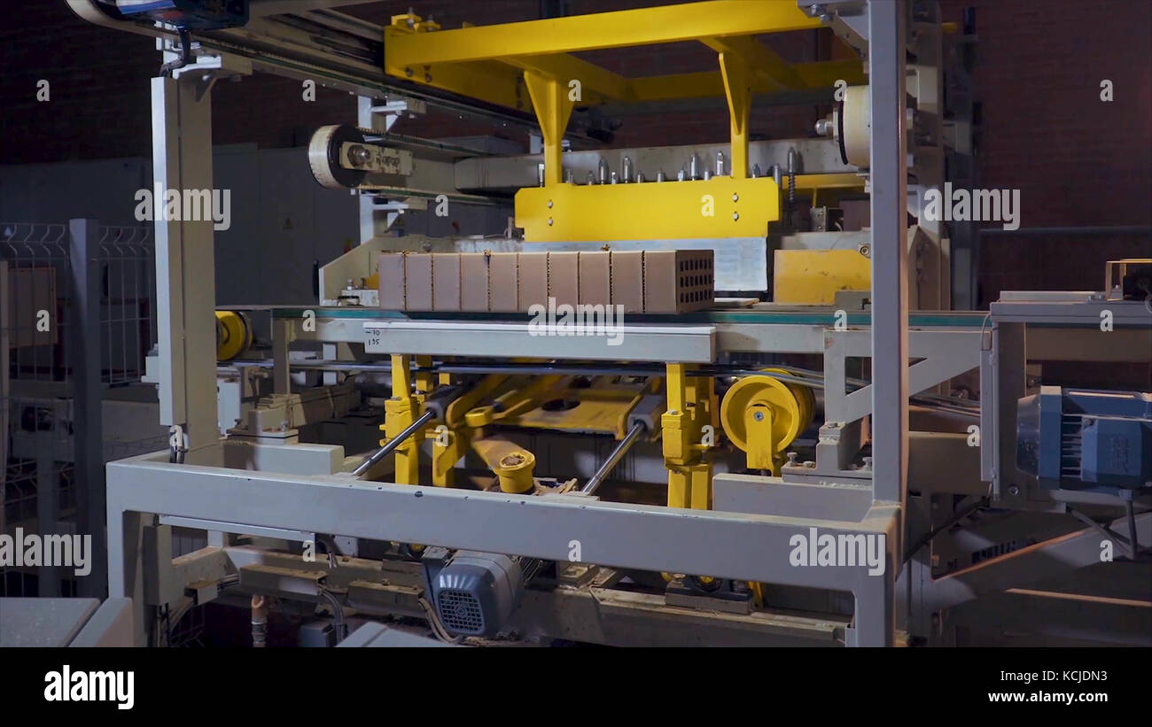 Plant for the production of bricks. Plant for production building ...