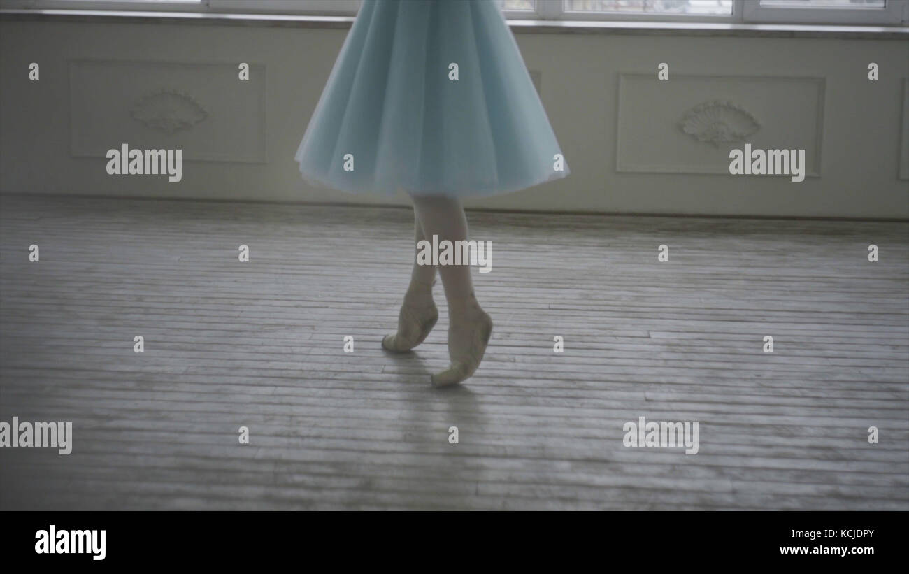 Professional ballet dancer have a rest. Tired ballerina restores ...