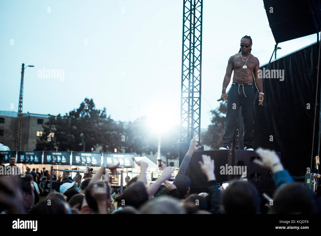 Denmark, Copenhagen – August 26, 2017. The American rapper and ...