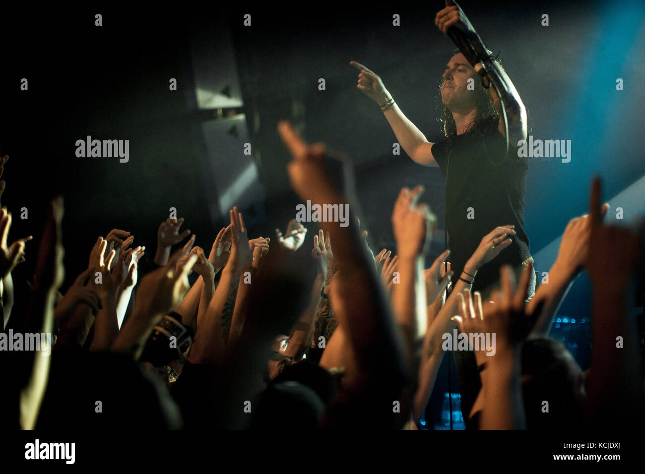 The American Christian post-hardcore Underoath performs a live concert ...