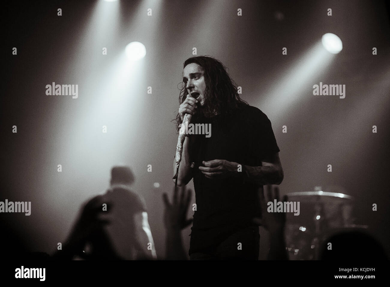 The American Christian post-hardcore Underoath performs a live concert ...
