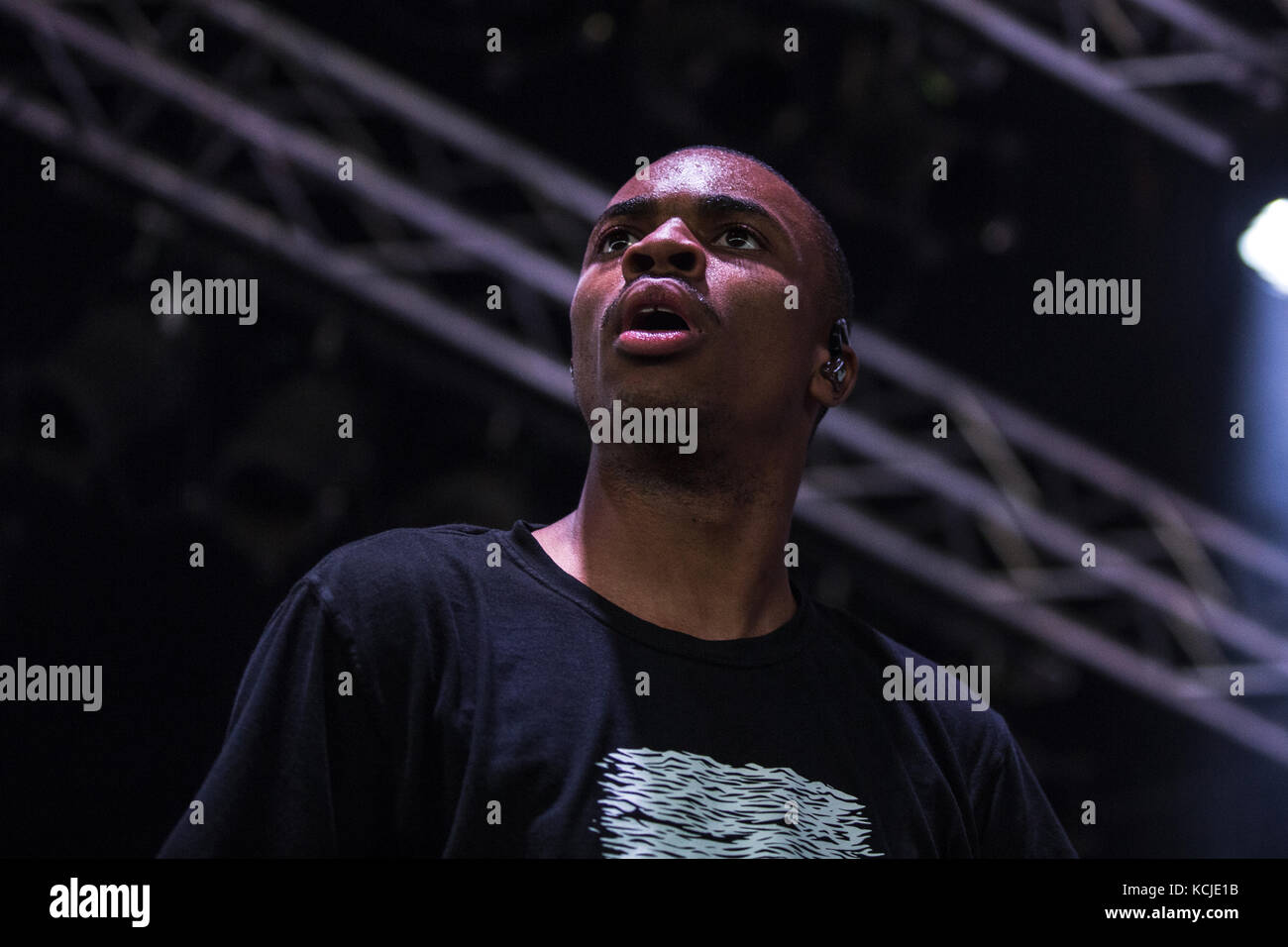 The American rapper Vince Staples, performs a live concert at the ...