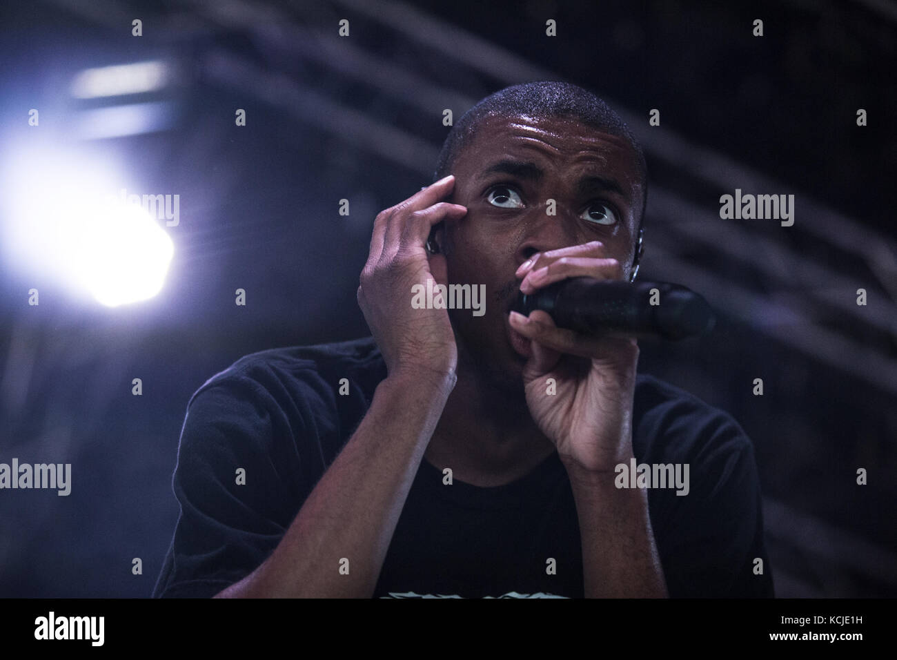 The American rapper Vince Staples, performs a live concert at the ...