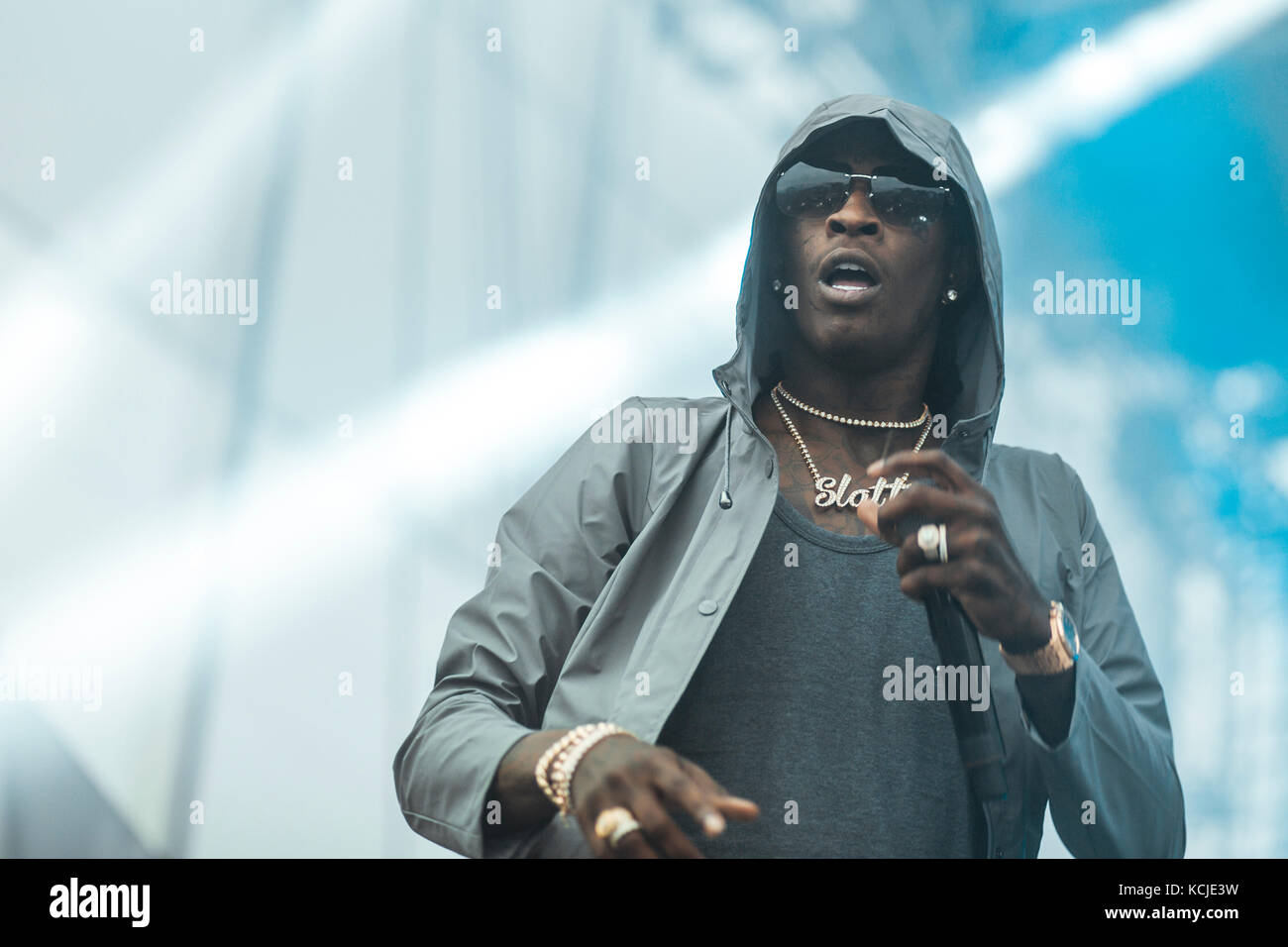 The American rapper Young Thug performs a live concert at the Danish ...