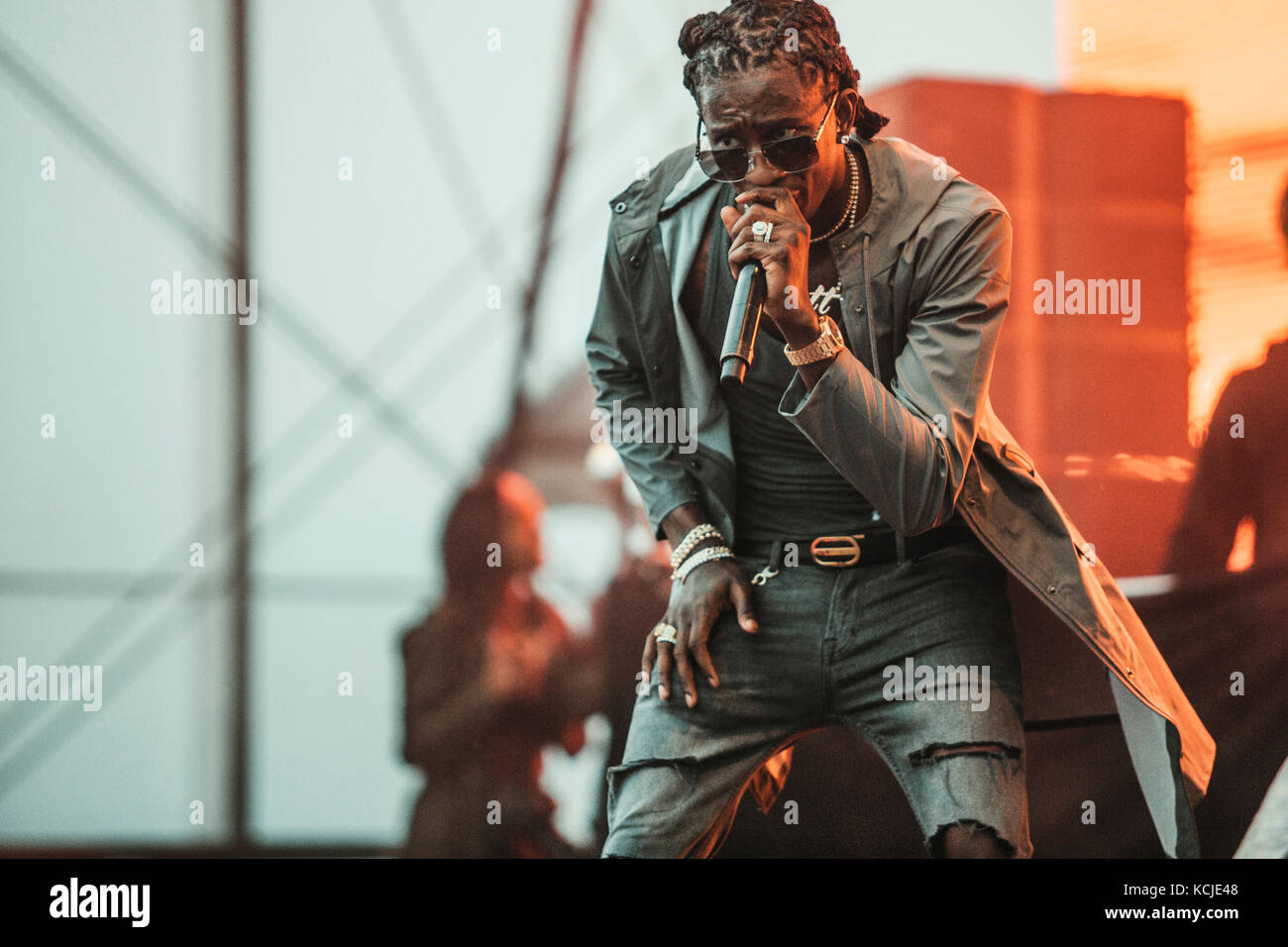 The American rapper Young Thug performs a live concert at the Danish ...