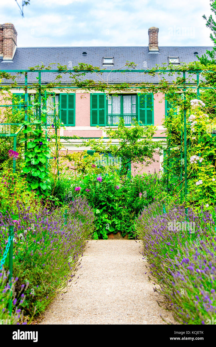 Claude Monet's home and garden in Giverny, France Stock Photo - Alamy