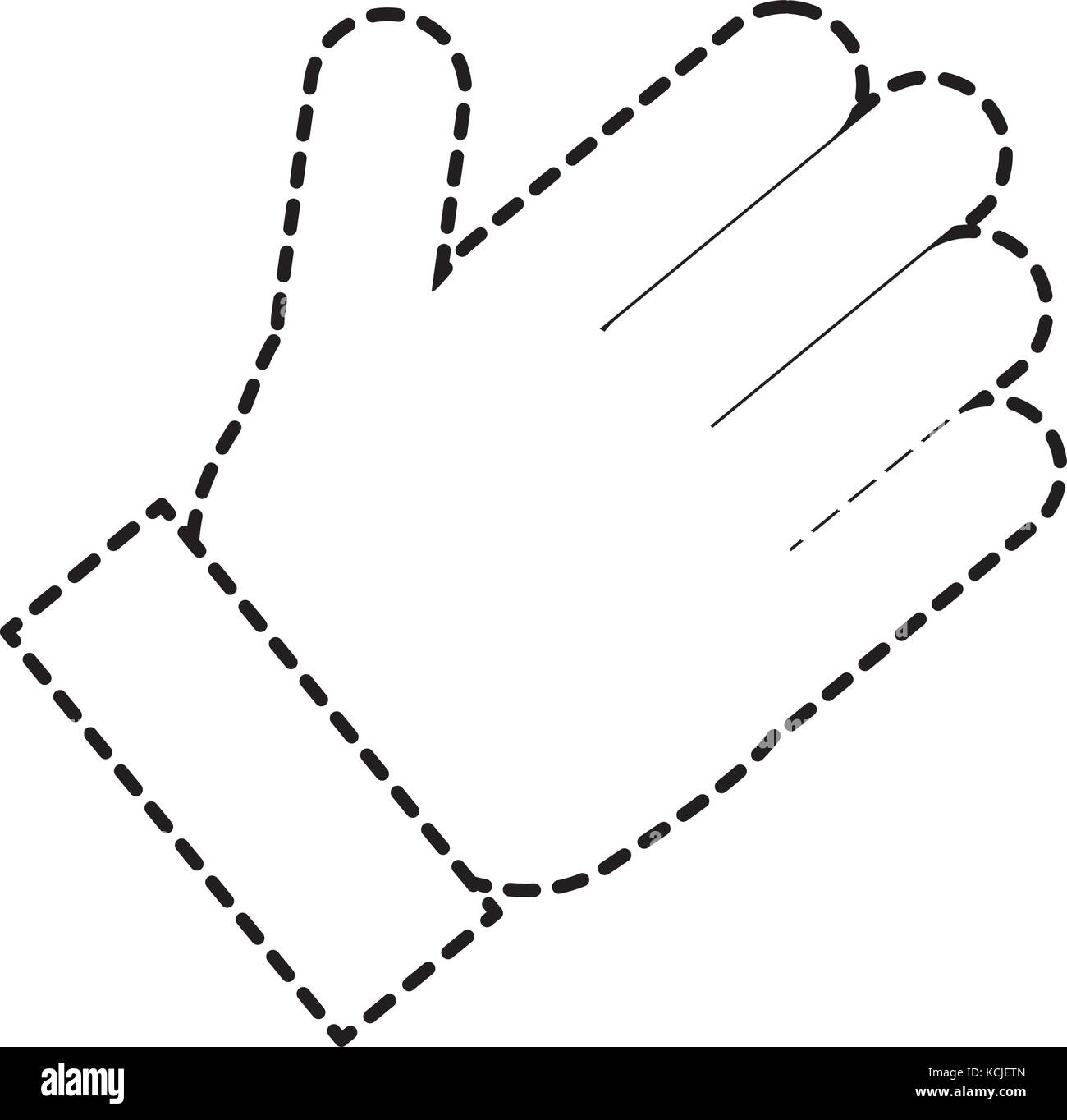 hand vector illustration Stock Vector Image & Art - Alamy