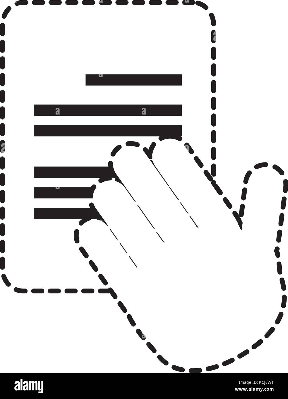 hand vector illustration Stock Vector Image & Art - Alamy