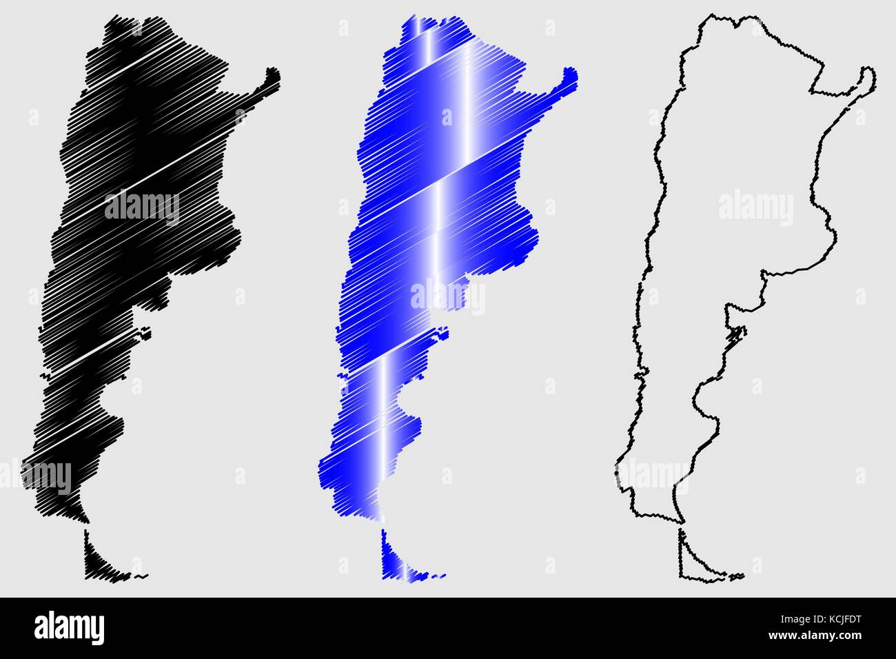 Argentina map vector illustration, scribble sketch Argentine republic Stock Vector Image & Art ...