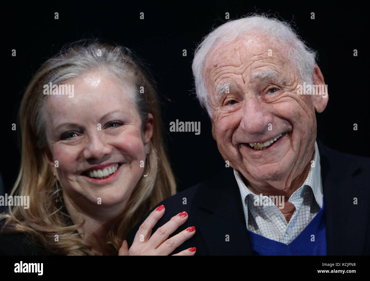 Director and choreographer Susan Stroman with Mel Brooks, at a ...
