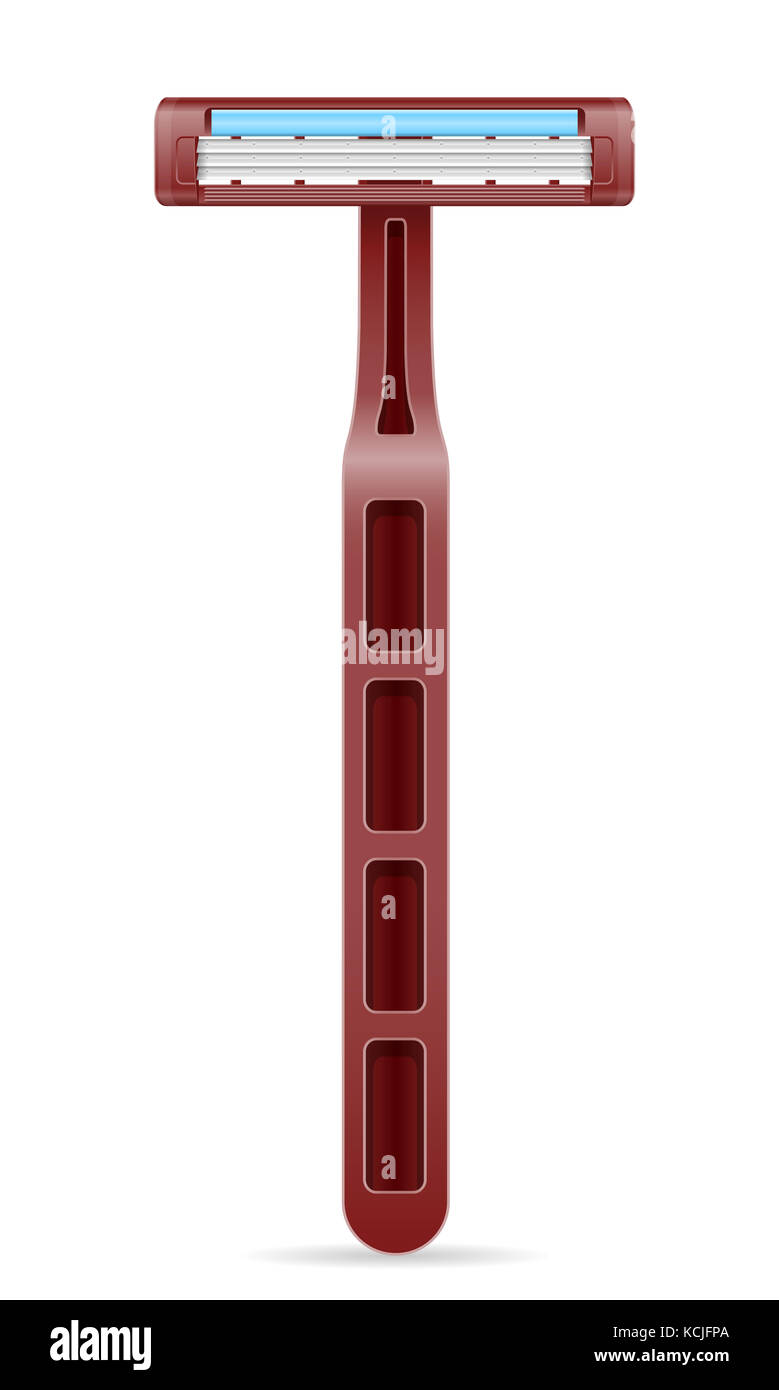 razor for shaving stock vector illustration isolated on white ...