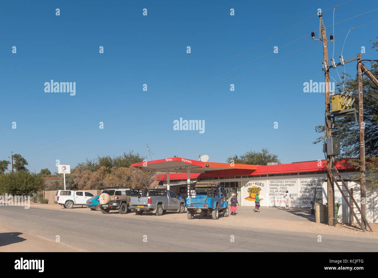 Gas station in namibia hi-res stock photography and images - Alamy