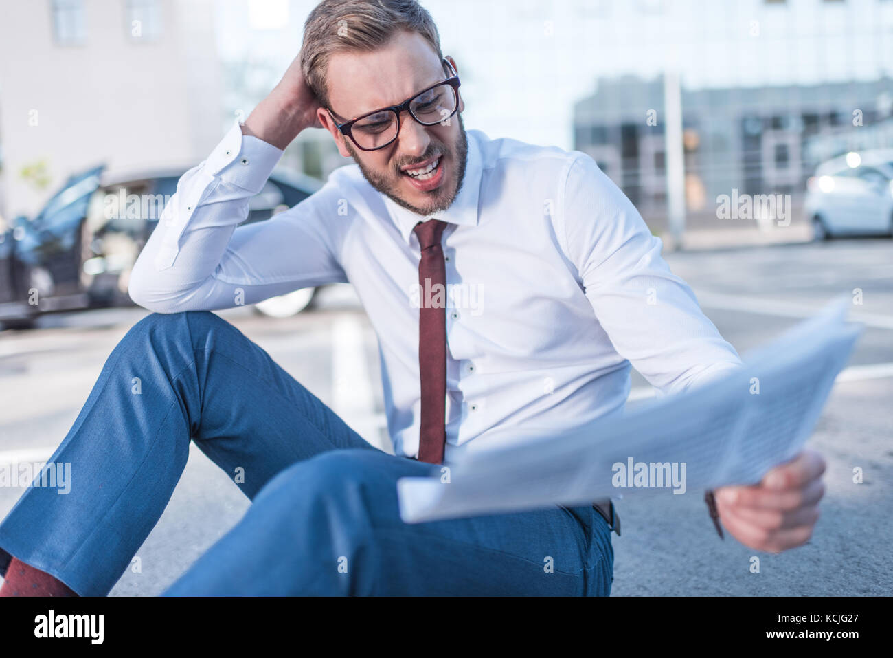 Frustrated parking hi-res stock photography and images - Alamy