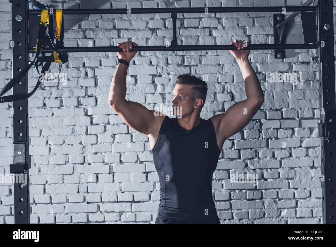 Gym sportsman portrait hi-res stock photography and images - Alamy